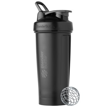 BlenderBottle ProStak 22 Oz Smoke Gray Solid Print Shaker Cup with Flip ...