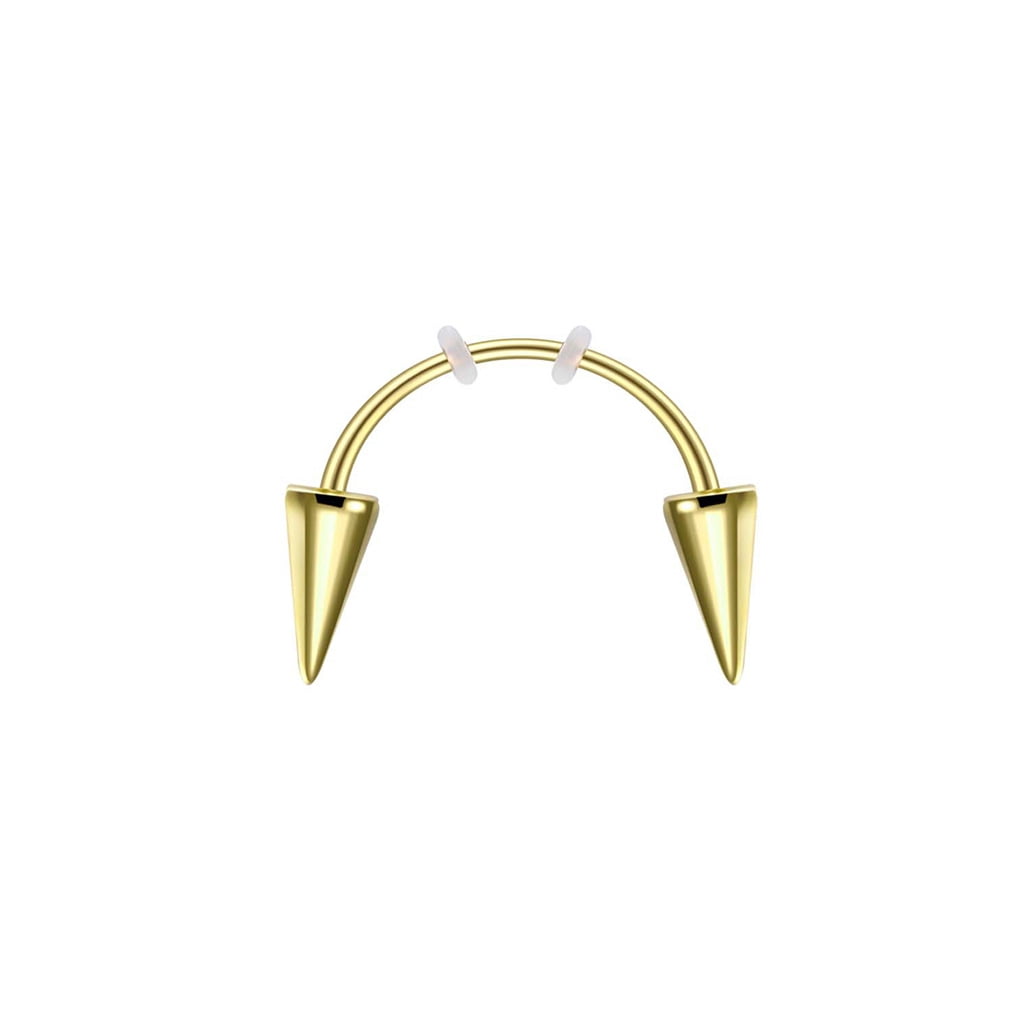 Sorrowso for Dracula Nail Stainless Steel Smiley Piercing Jewelry ...