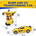 Toysery Easy-to-Use Bumblebee Transforming Robot Car with Realistic ...