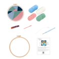 2 Set Punch Embroidery Starter Kits DIY craft - Walmart.com