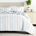 Comfort Canopy - Cabbage Rose Stripe Ultra Soft Reversible Comforter ...
