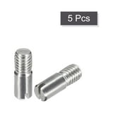 Uxcell 5Pack M5 x 14mm Slotted Cylindrical Pin 304 Stainless Steel ...