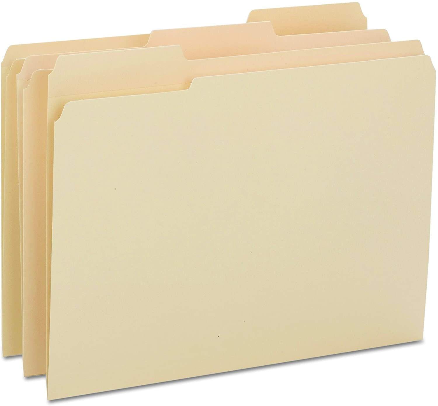 Smead 1/3-Cut File Folders, Reinforced Tab, 14 Point, Letter Size ...
