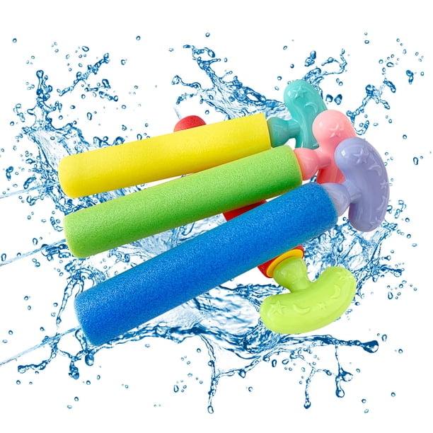 GARENAS Pack Foam Water Blaster Set Pool Toys Water for Kids Water ...
