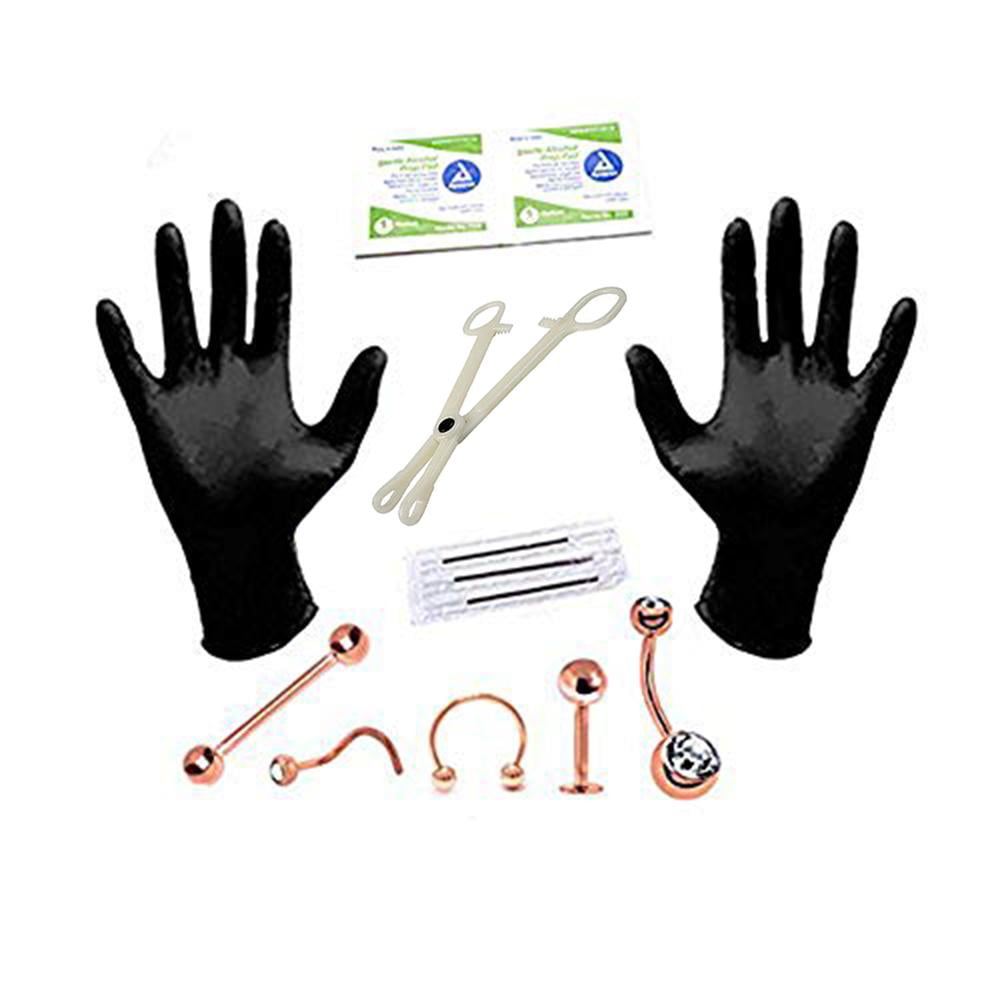 Click here for Bodyjewelryonline Piercing Kit 12-Pieces Ip Rose G... prices