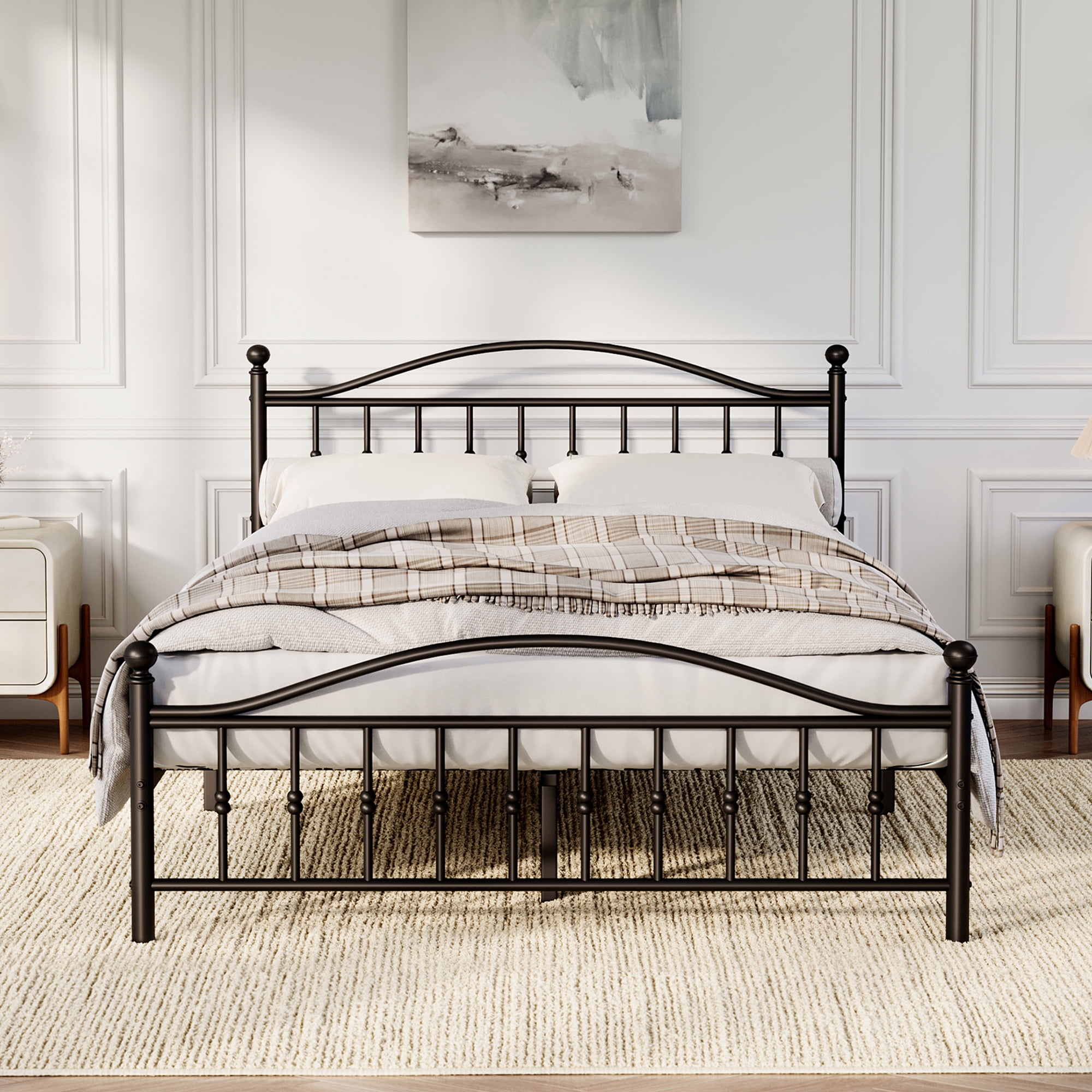 Click here for Tropow Sturdy Metal Platform Bed Frame - Victorian... prices