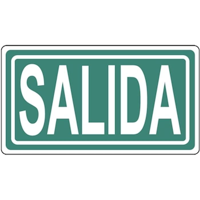 Letrero para Almacenes Señalamientos de Evacuación 30x20 cm De ...