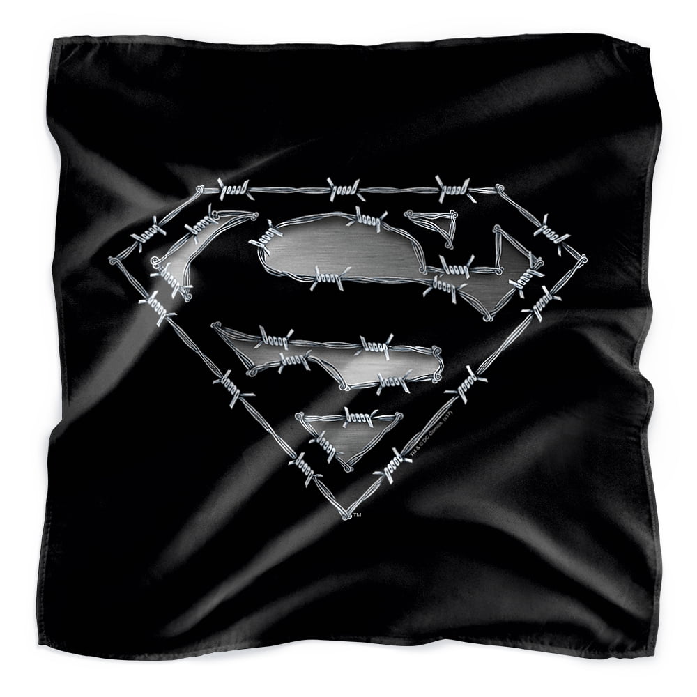 Superman Barbed Wire Bandana (21 in x 21 in) - Walmart.com