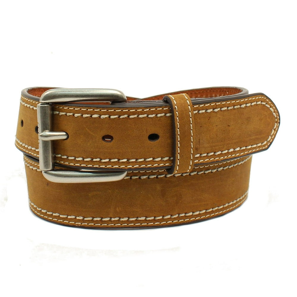 Ariat - Ariat Men's Double Stitched Edges Belt Medium Brown 42 ...
