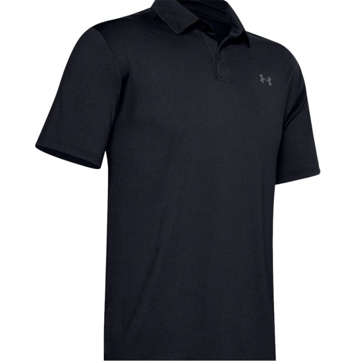 PLAYERA POLO PERFORMANCE NEGRA CABALLERO UNDER 1351129001/CABALLERO ...