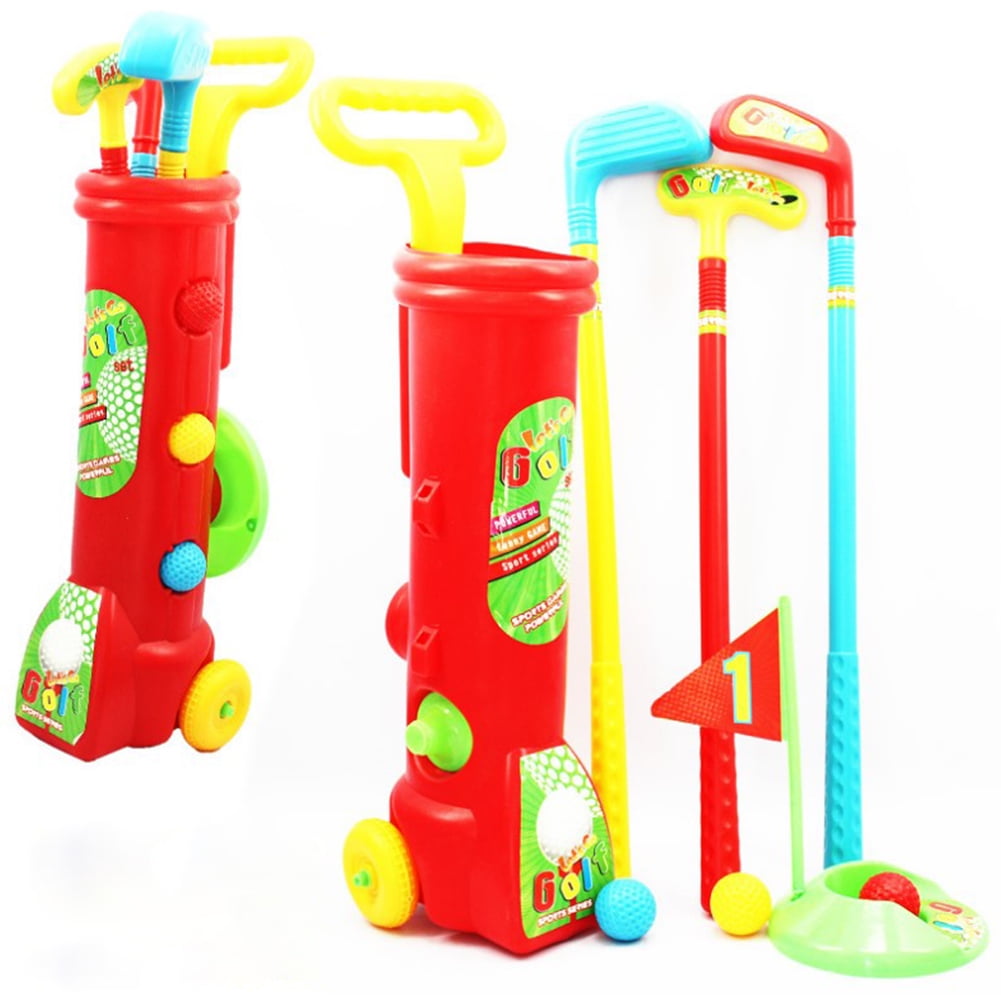 Kids Golf Clubs Set Indoor Outdoor Sports Fits Parent Child Pratise Toy ...