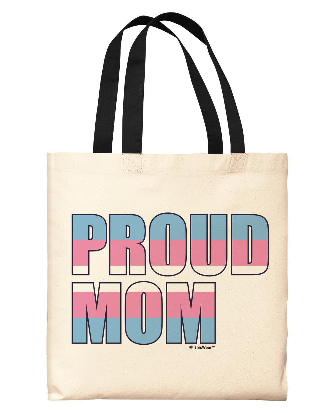 ThisWear Trans Flag Gifts Proud Mom Transgender Support Black Handle ...