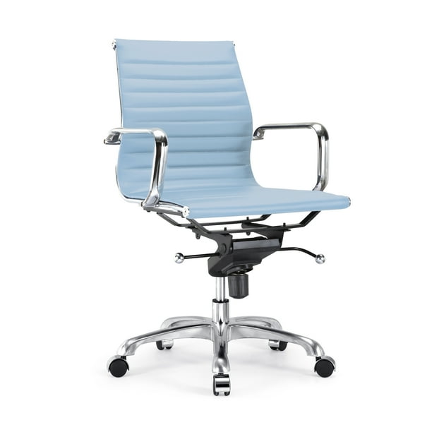 Century Baby Blue Modern Classic Aluminum Office Chair - Walmart.com