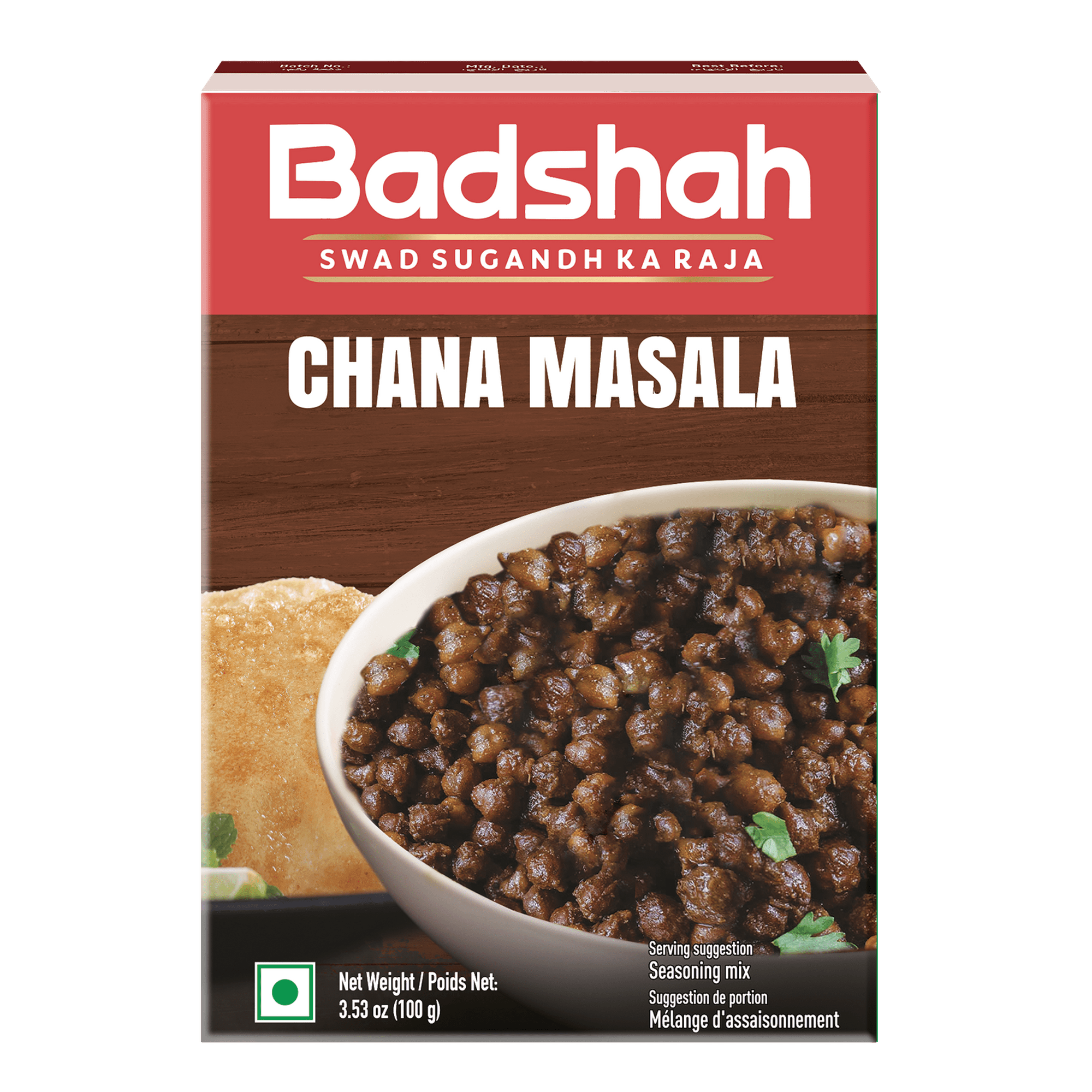 Click here for Badshah Masala Chana Masala 100g prices