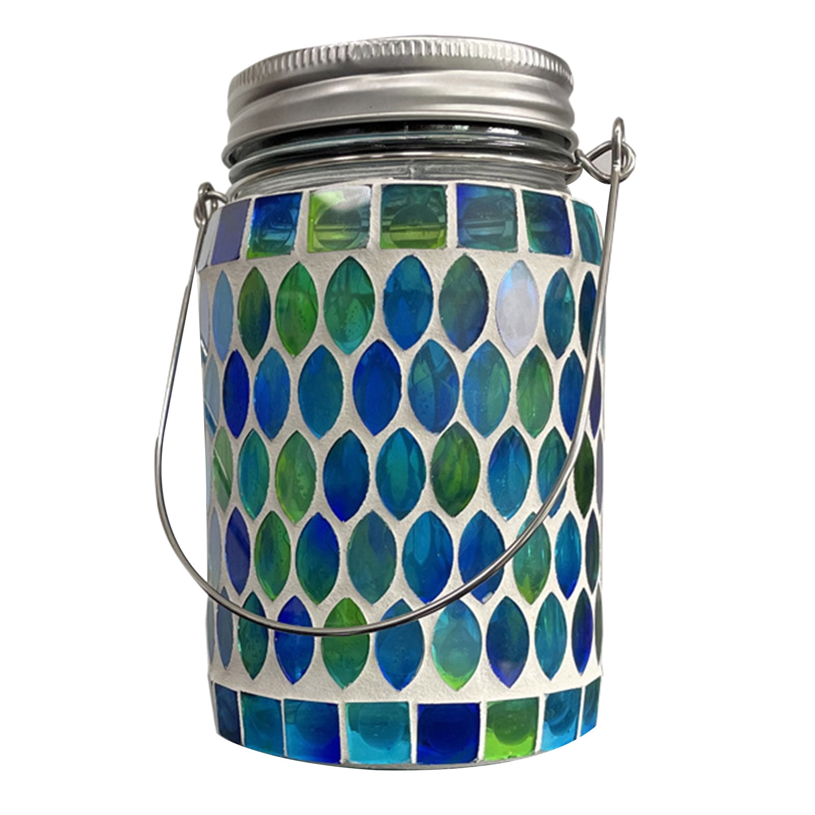Lomubue Solar Light Lantern Shape Colorful Vibrant Solar Charging ...