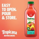 Tropicana Refreshers Fruit Punch Juice Drink, with Real Fruit Juice, 46 ...