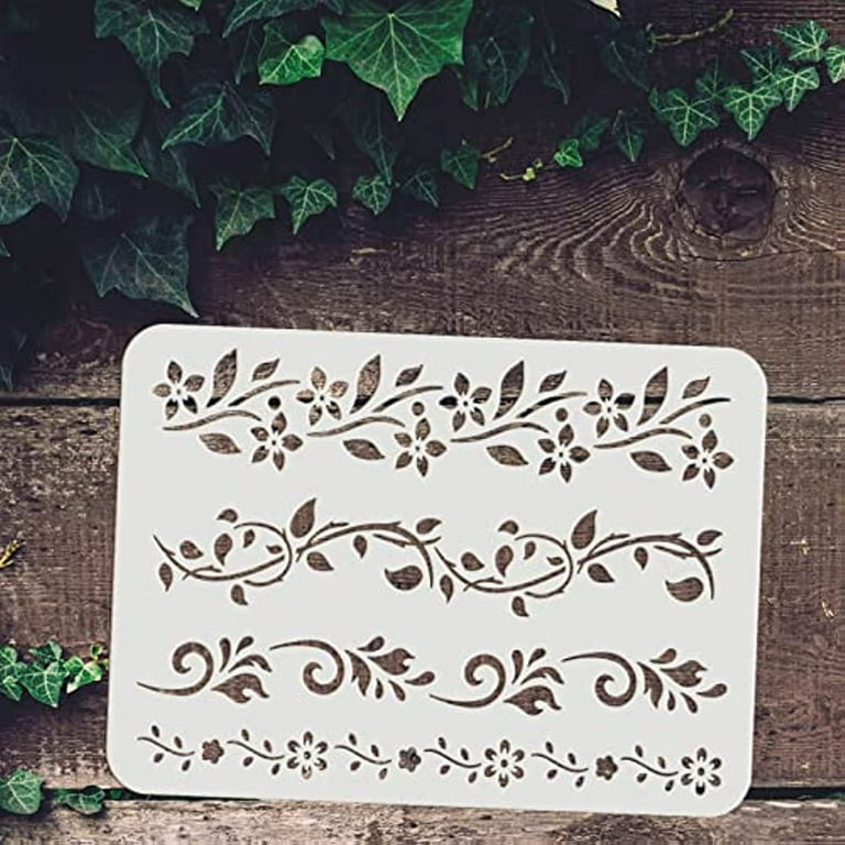 Ivy Stencil Template