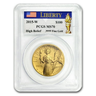 2015-W American Liberty High Relief Gold Coin BU (W / Box and COA) - Walmart.com