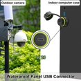 XUERUI-IP68 Waterproof USB 3.1 Type-c Panel Extension Cable,Type-C Male ...