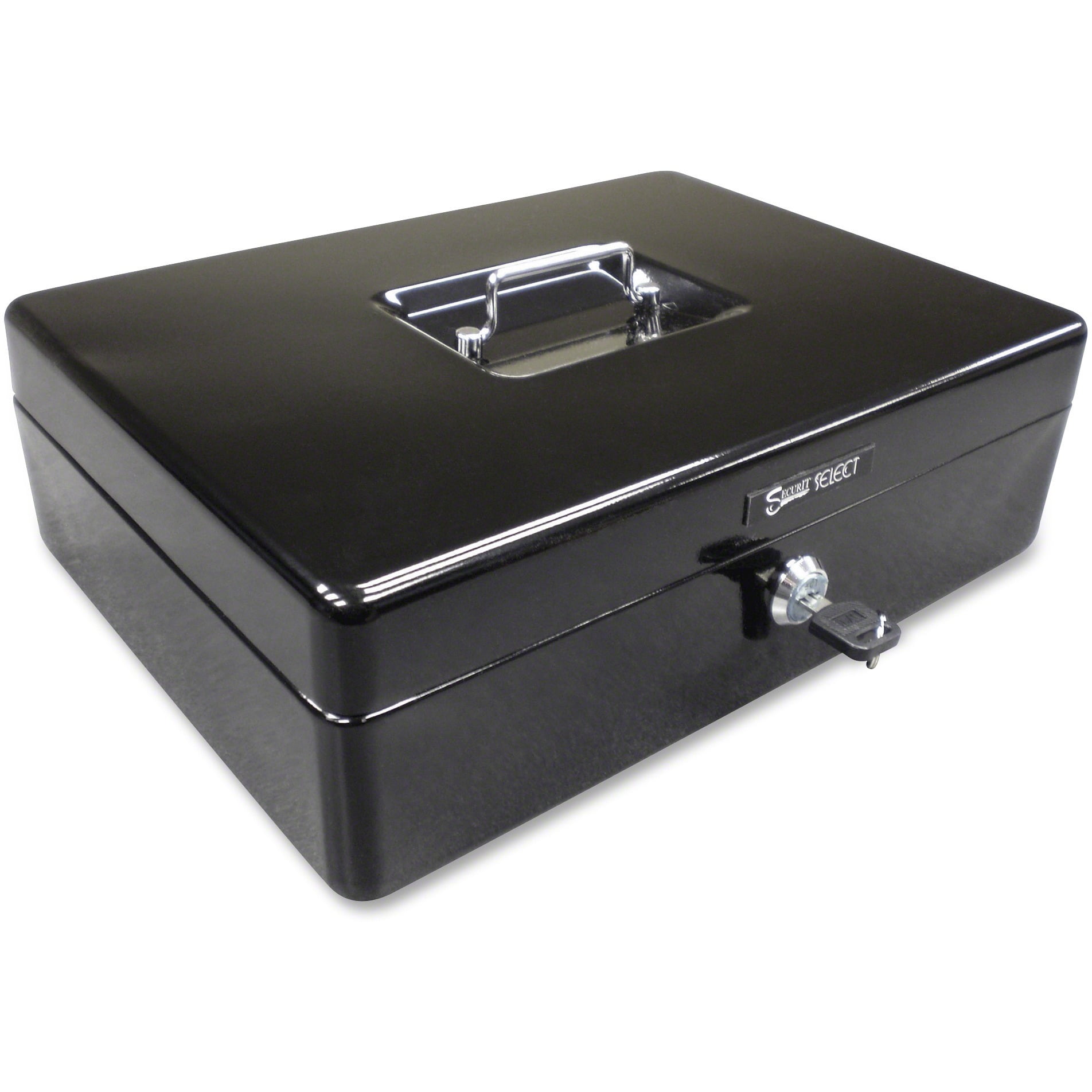 PM, PMC04804, 9-Compartment Spacious Size Cash Box, Black,Silver ...