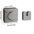 Agiufgs Invisible Clothesline Plastic, Space-Saving Retractable Design ...