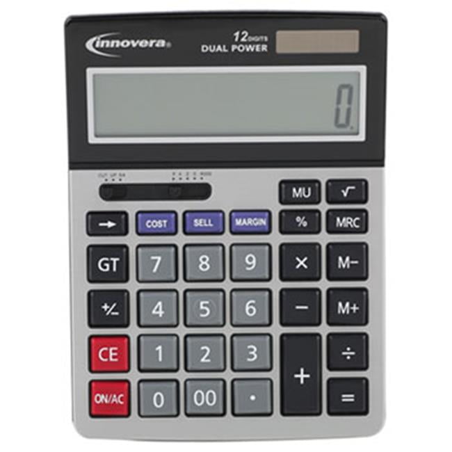 Innovera 15968 15968 Mini Desk Calculator, 12-Digit LCD - Walmart.com