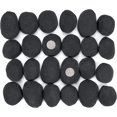 24pcs Light Weight Ceramic Fiber Pebble Stones for Indoor Outdoor, Gas ...