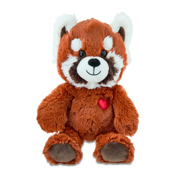 Small Polka Dot Hearts Bear Plush, Red and Pink, 8", Valentine's Day by ...