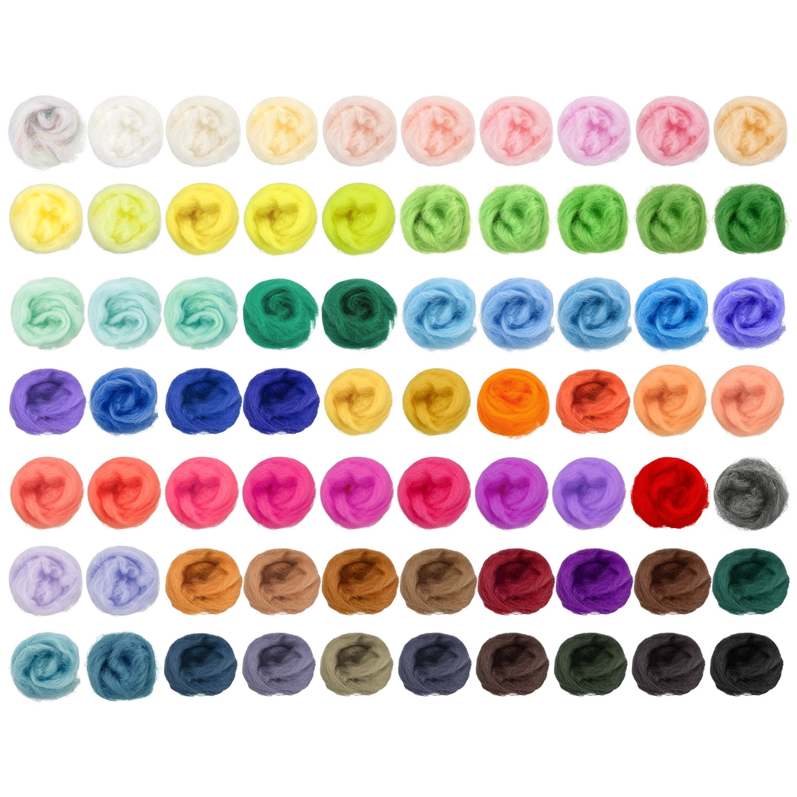 Click here for Unique Bargains 70 Colors / 7.4 Oz Needle Felting... prices
