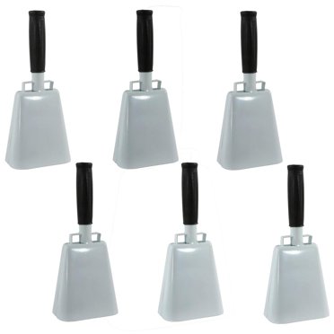 Various Sizes and Team Colors Cowbell with Stick Grip Handle Bell for ...