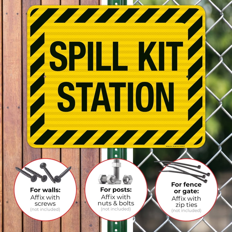 Spill Kit Station Sign,, 49% OFF | ids-deutschland.de