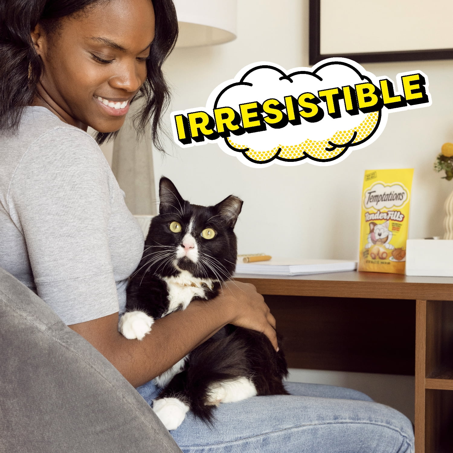 TEMPTATIONS Tender Fills Roasted Chicken Flavor Soft Chew Treats for ...