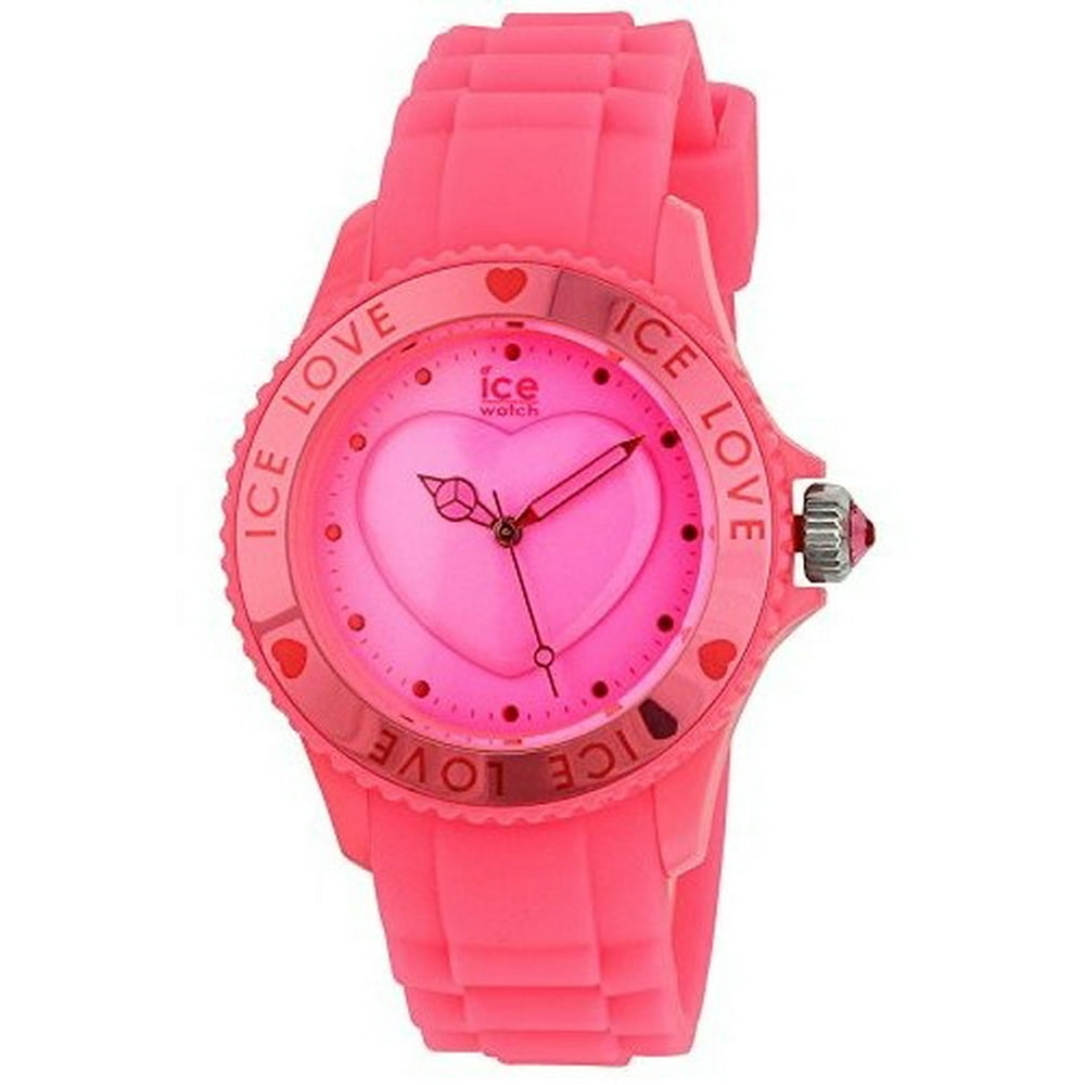 Ice-Watch - Women's Ice-Love LO.PK.U.S.10 Pink Plastic Quartz Watch ...