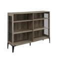 Walker Edison Designs Jeremy 6-Shelf Grey Wash Bookshelf - Walmart.com