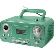 Portable Electric CD Player with AM-FM Stereo, Radio Cassette Combo ...
