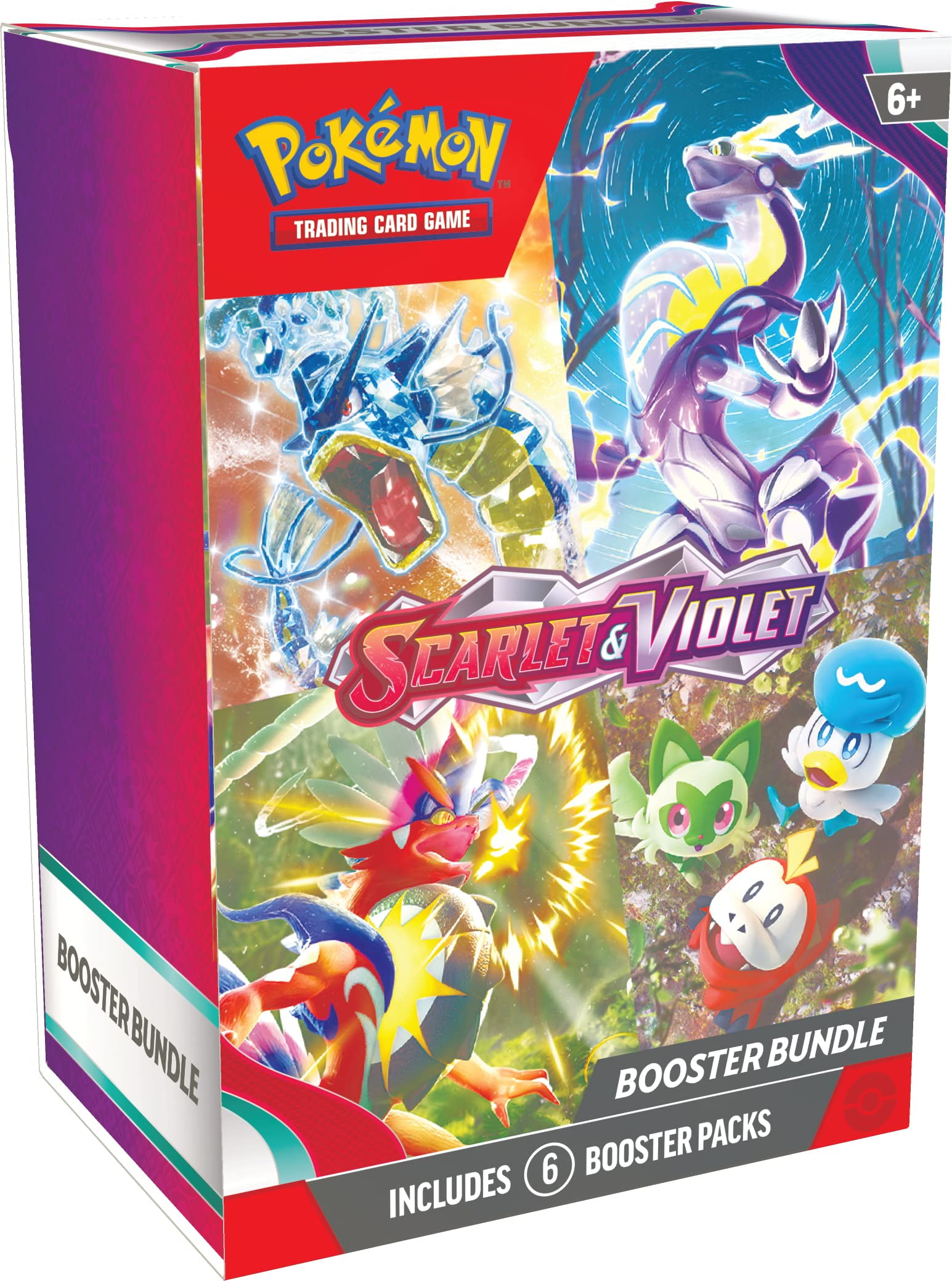 Paquete Pokemon TCG Scarlet & Violet Booster con 6 paquetes de refuerzo ...