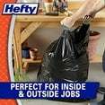 Hefty Strong Large Trash Bags, 30 Gallon, Multipurpose Drawstring ...