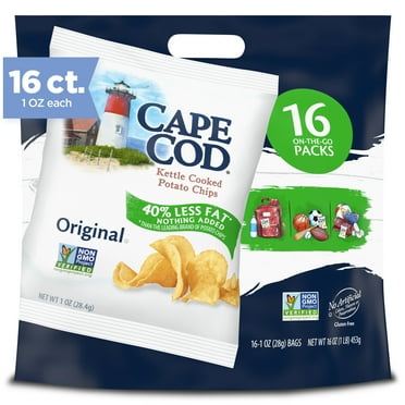 Cape Cod 40% Less Fat Sweet Mesquite Barbeque Kettle Cooked Potato ...