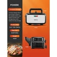 3-in-1 Sandwich Maker with Removable Plates, 1200W Waffle & Grill Press ...