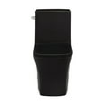 Concorde One-Piece Square Left Side Flush Handle Toilet 1.28 gpf in ...