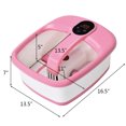 Costway Portable Electric Water Foot Spa Bath Automatic Roller Heating ...