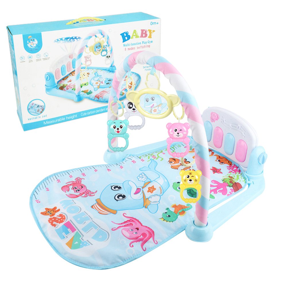 Baby Toy Fitness Frame Baby Foot Piano Newborn Baby Toy Music ...