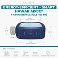 Bestway SaluSpa Hawaii 4-6 Person Inflatable Hot Tub, Square Energy ...