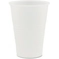 7 oz Clear Translucent Ribbed Plastic Cups, Case of 2500 Disposable PS ...
