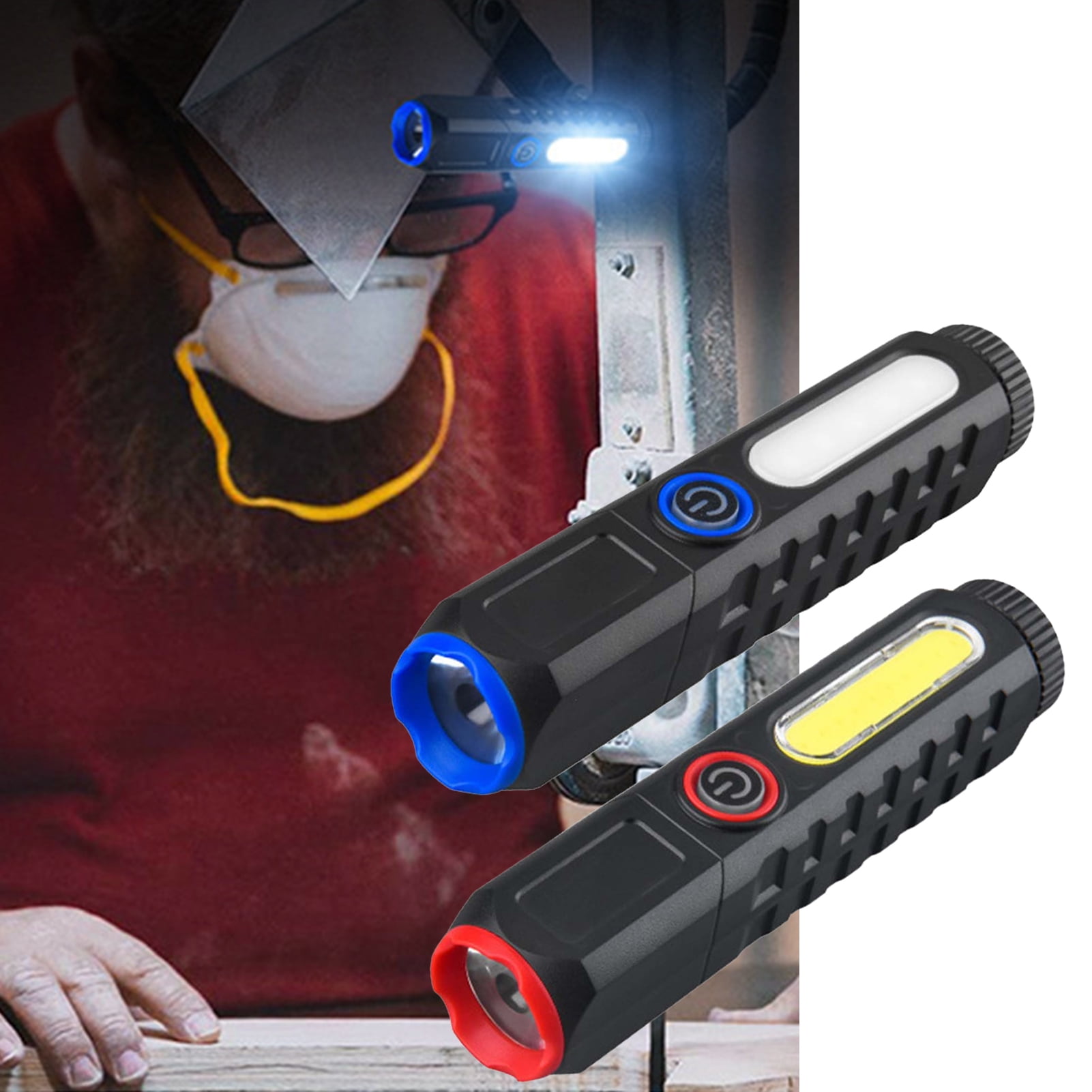 Farfi LED Flashlight Waterproof High Brightness Long Irradiation ...