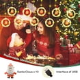 Christmas String Window Curtain Lights, Led Fairy Hanging Twinkle Xmas ...