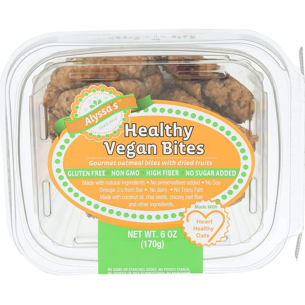 Alyssa's, Cookie Healthy Vegan, 6 Ounce | Pack of 20 - Walmart.com