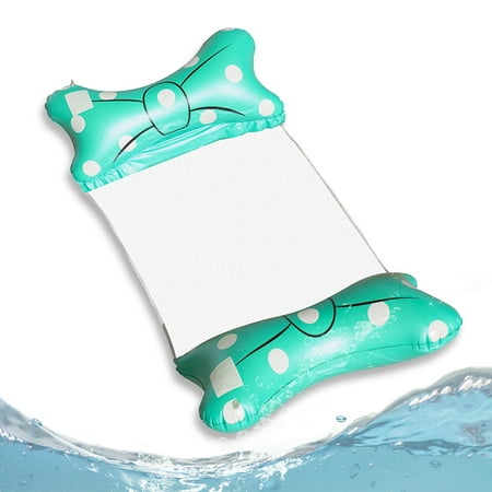 Pool Hammock Inflatable Float Chair for Adults Cute Bow tie Lounge ...