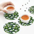 Coasters Set of 4 - Calla Lily Flowers Bouquet Drink Coasters for ...