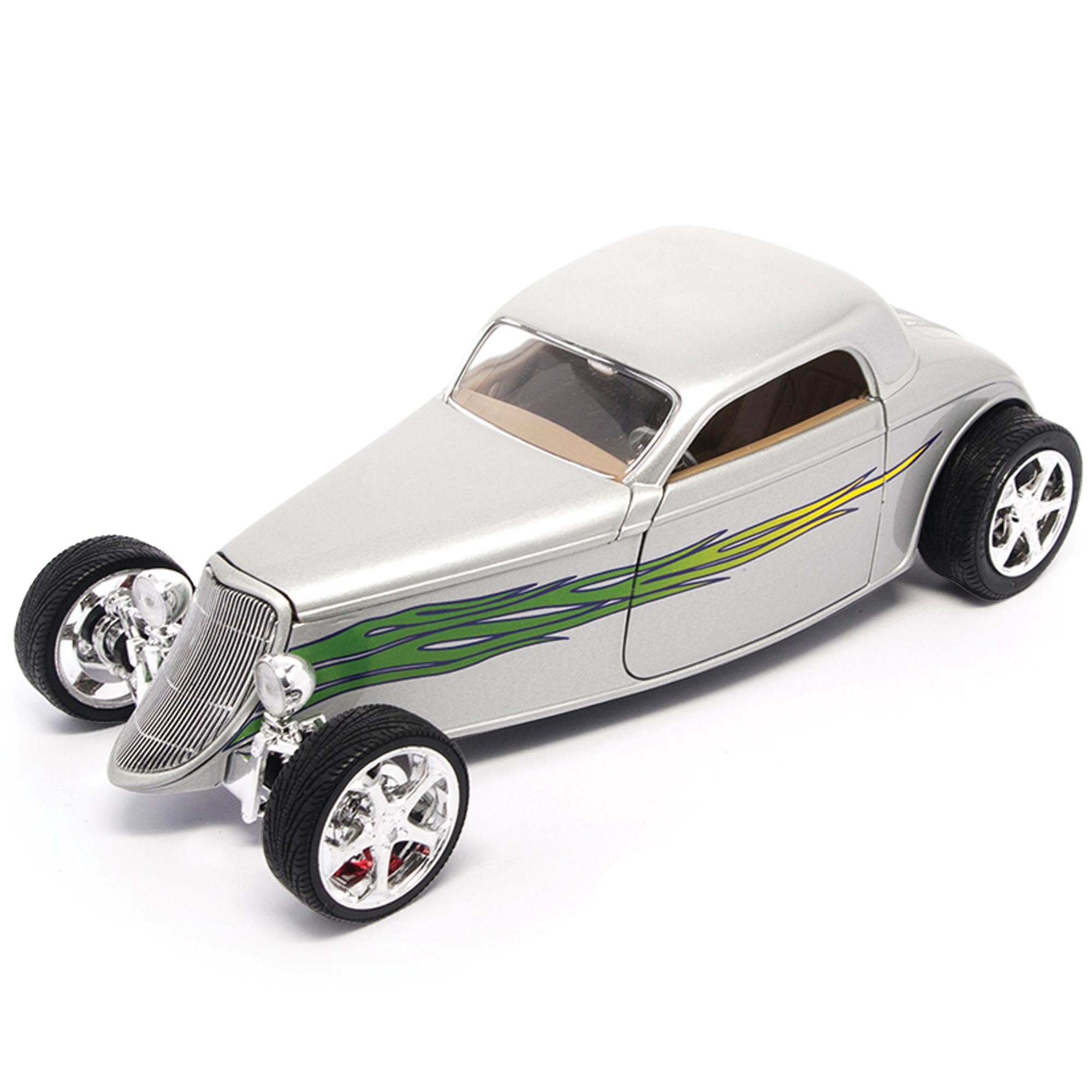 1933 Ford Hot Rod - Silver 1:18 Scale Diecast Replica Model - Walmart.com